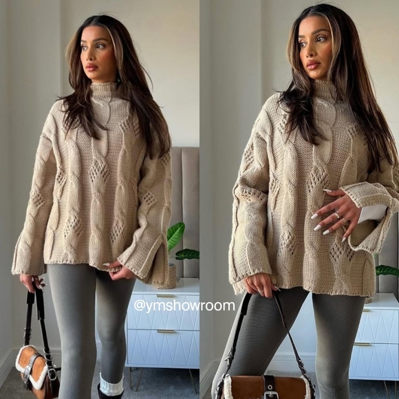 Zara | Sweaters | Zara Cable Knit Sweater | Poshmark
